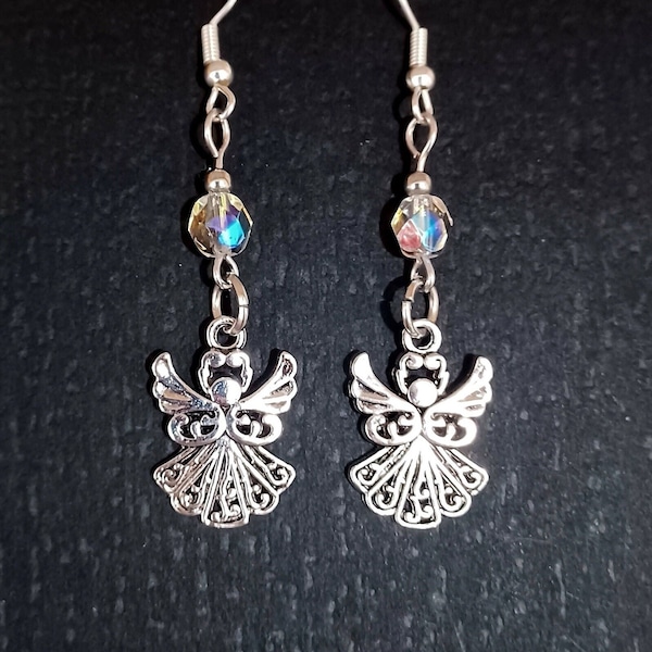 Angel Earrings - Etsy