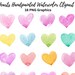 Heart Watercolor Clipart, Hearts PNG Clipart, Hearts PNG Graphics, Hand ...