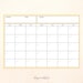 Blank Monthly Calendar, Sunday Start, Colorful Calendar Printable ...