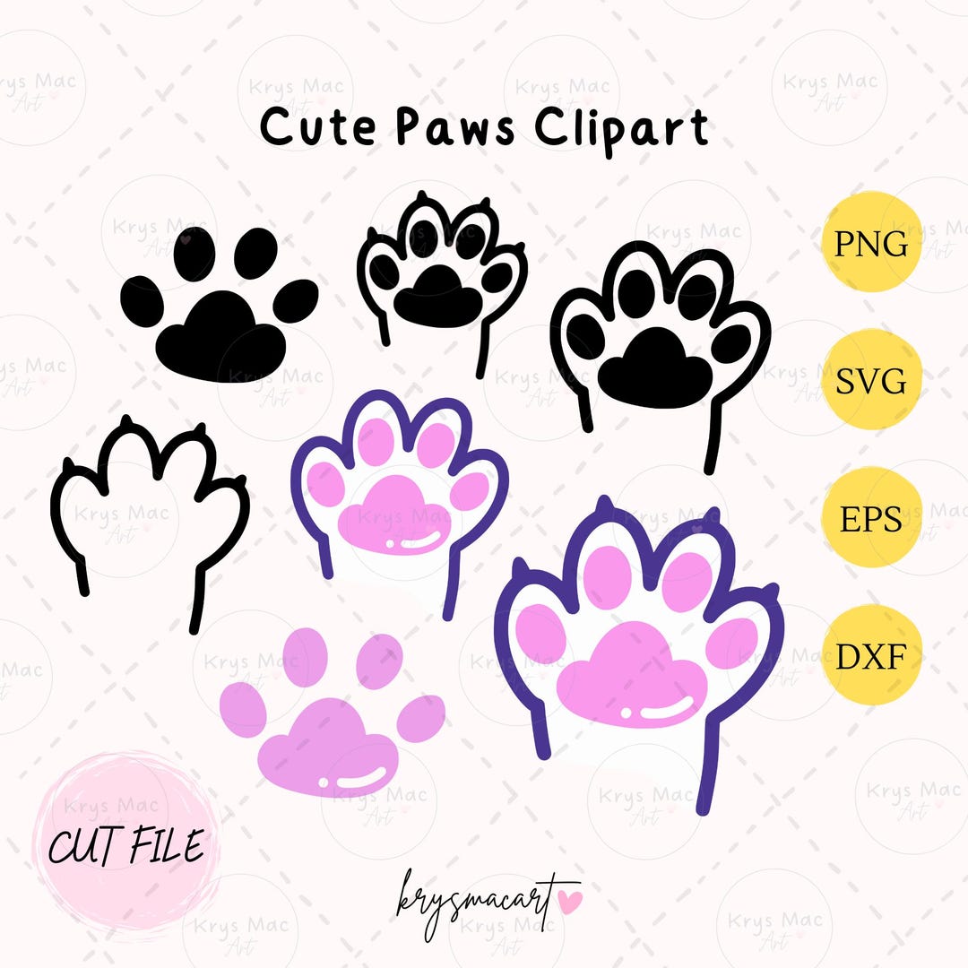 Dog Paw Digital Print Svg, Dog Paw Svg, Dog Svg, Animal Paw Svg - Etsy