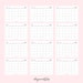 2023 & 2024 Monthly Calendar Printable Template, Monday Start, Instant ...