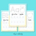 Alphabet Chart Poster Wall Art, Alphabet Poster Printable, ABC Chart ...