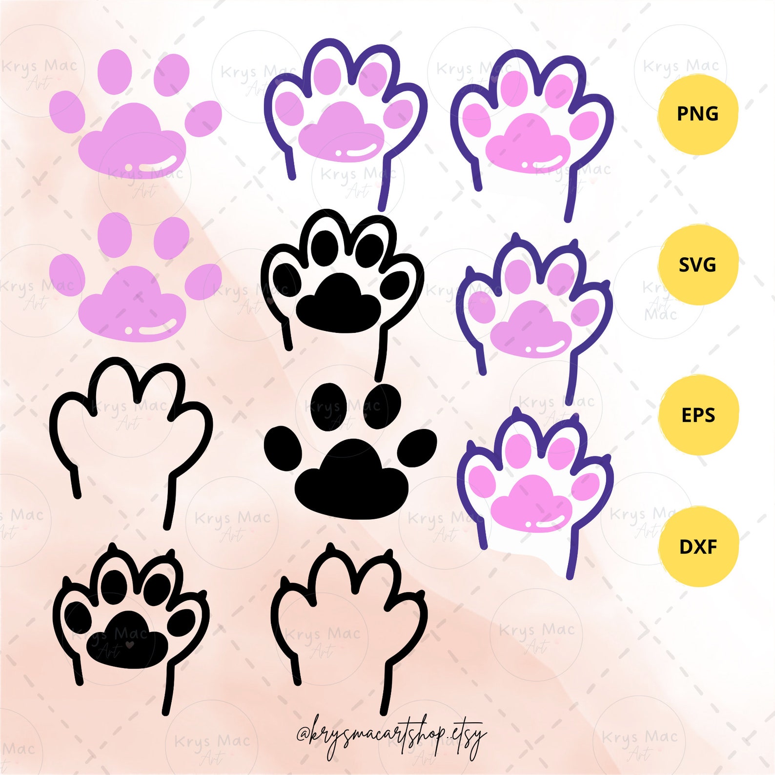 Dog Paw Digital Print Svg, Dog Paw Svg, Dog Svg, Animal Paw Svg - Etsy