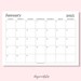 2023 & 2024 Monthly Calendar Printable Template, Minimalist Calendar ...