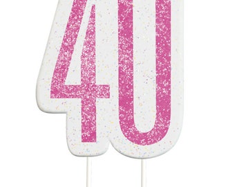 Pink 40th Birthday | Etsy