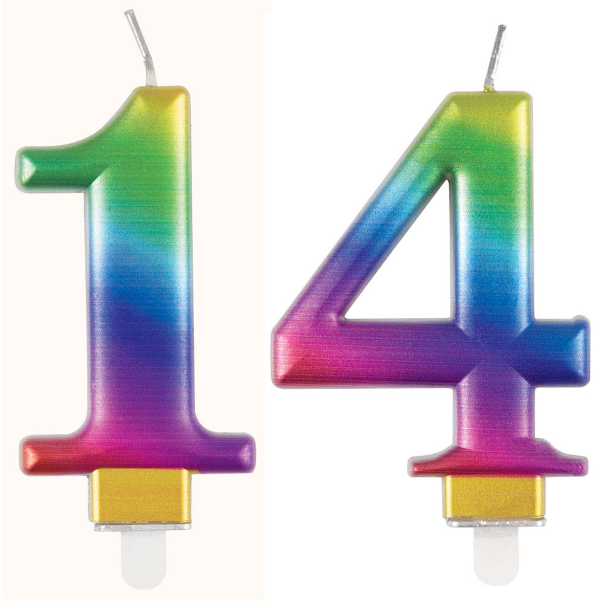 Number 14 Candles