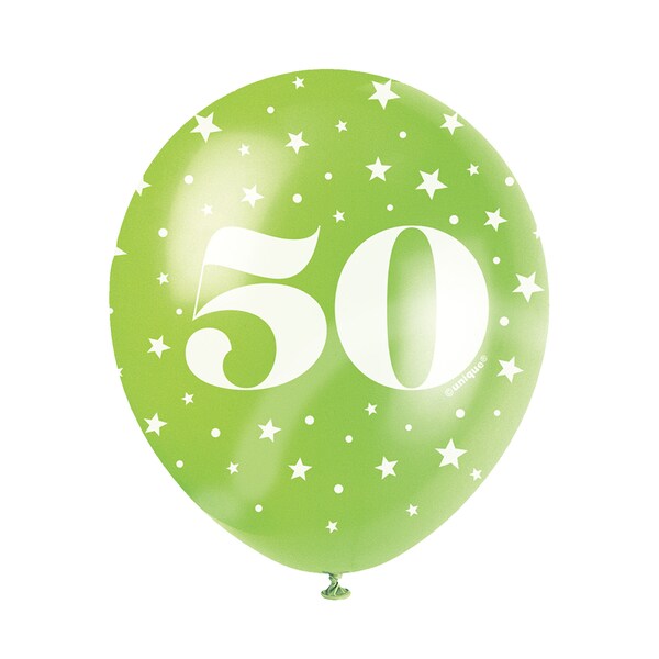 Latex 50th Birthday Balloons - Etsy