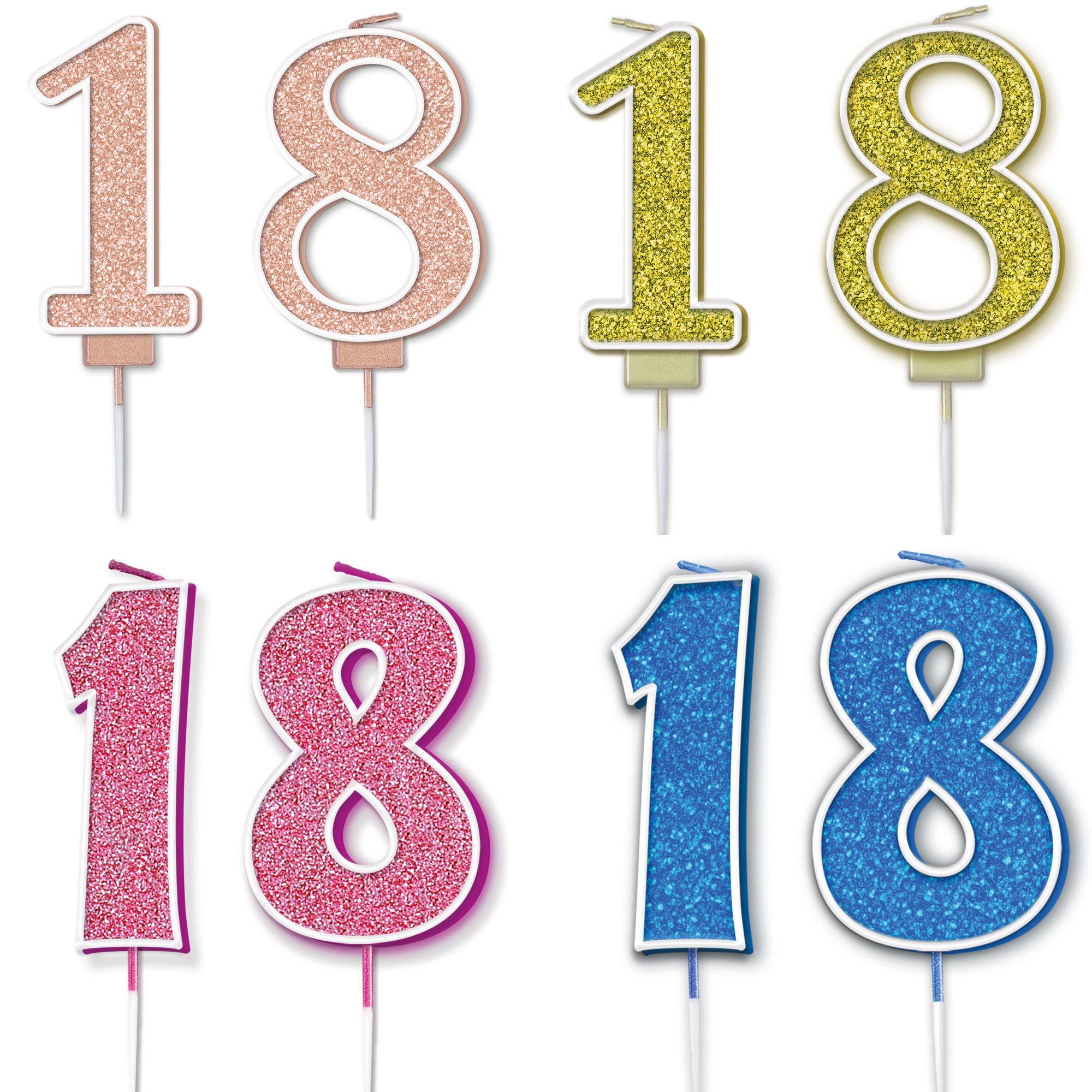 Number 18 Design Blue