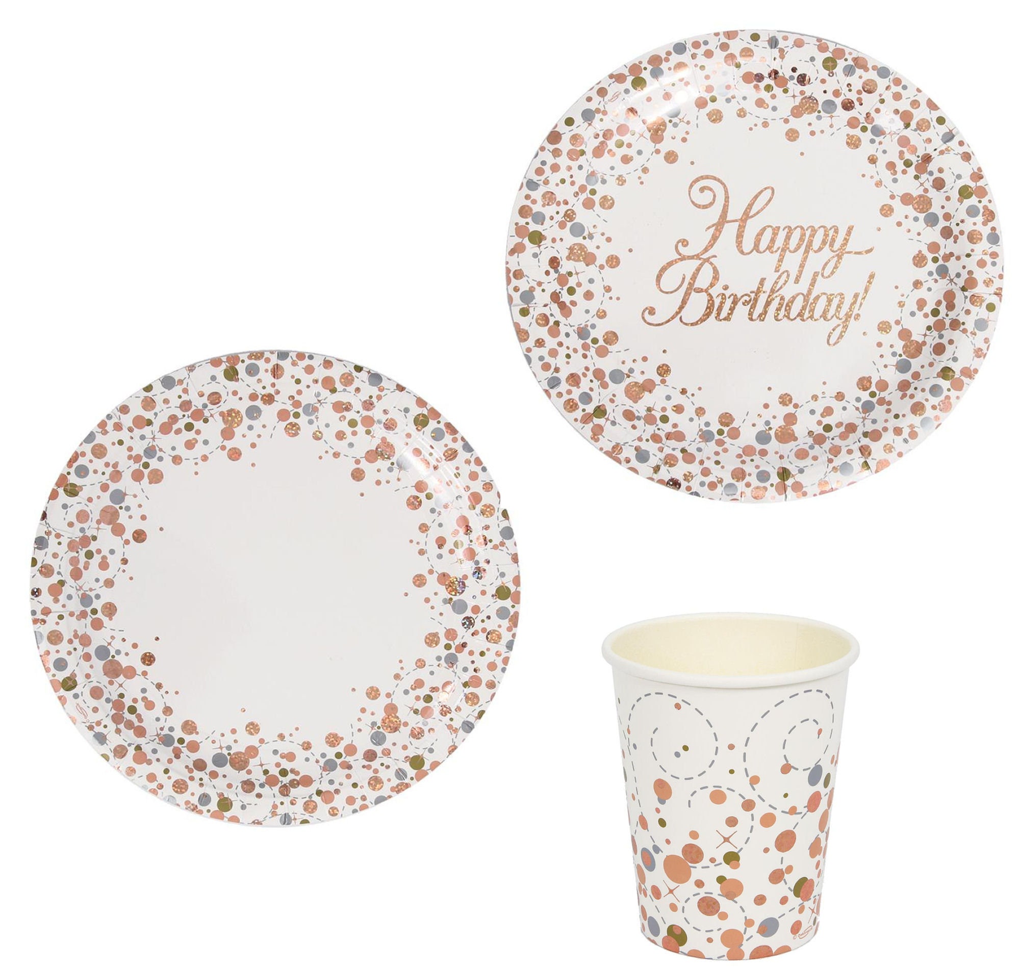 65th Birthday Rose Gold Bling / Sparkle Reusable Decorations | Etsy