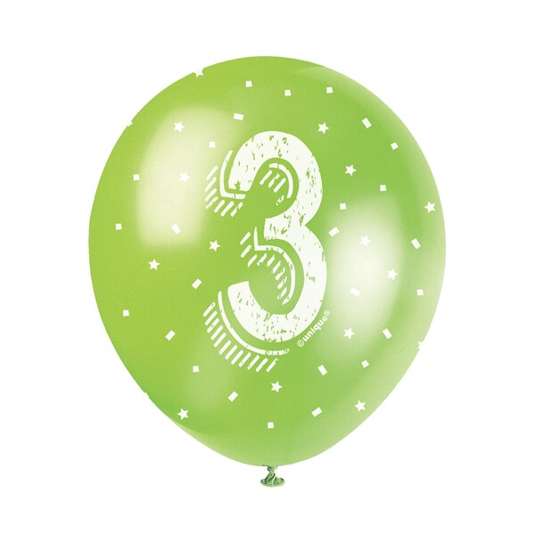 Latex 3rd Birthday Balloons - Etsy