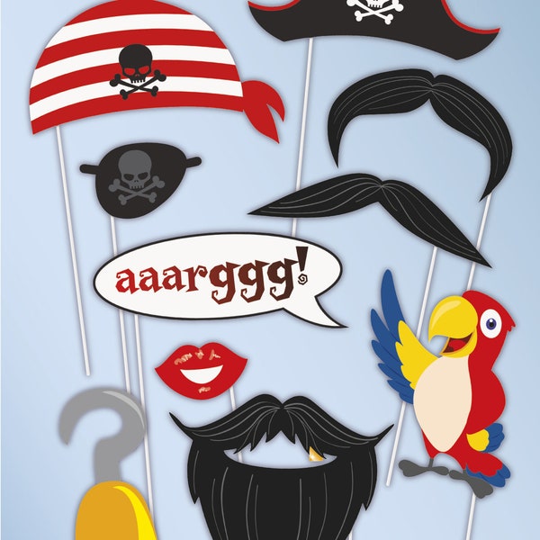 Pirate Photo Booth - Etsy