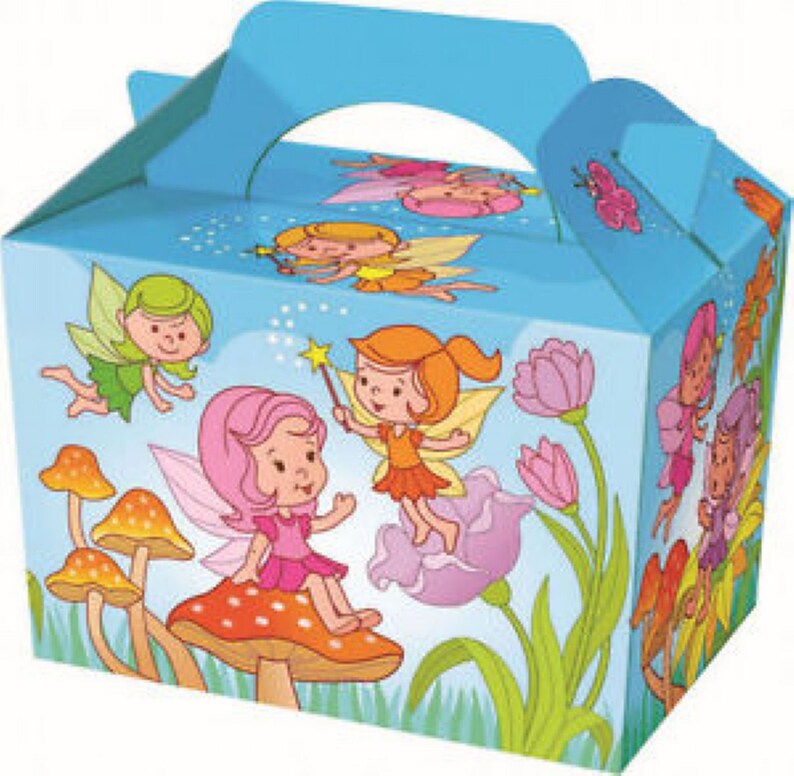 Childs Party Food Boxes in 14 Fun Styles Make up Happy Meal - Etsy UK