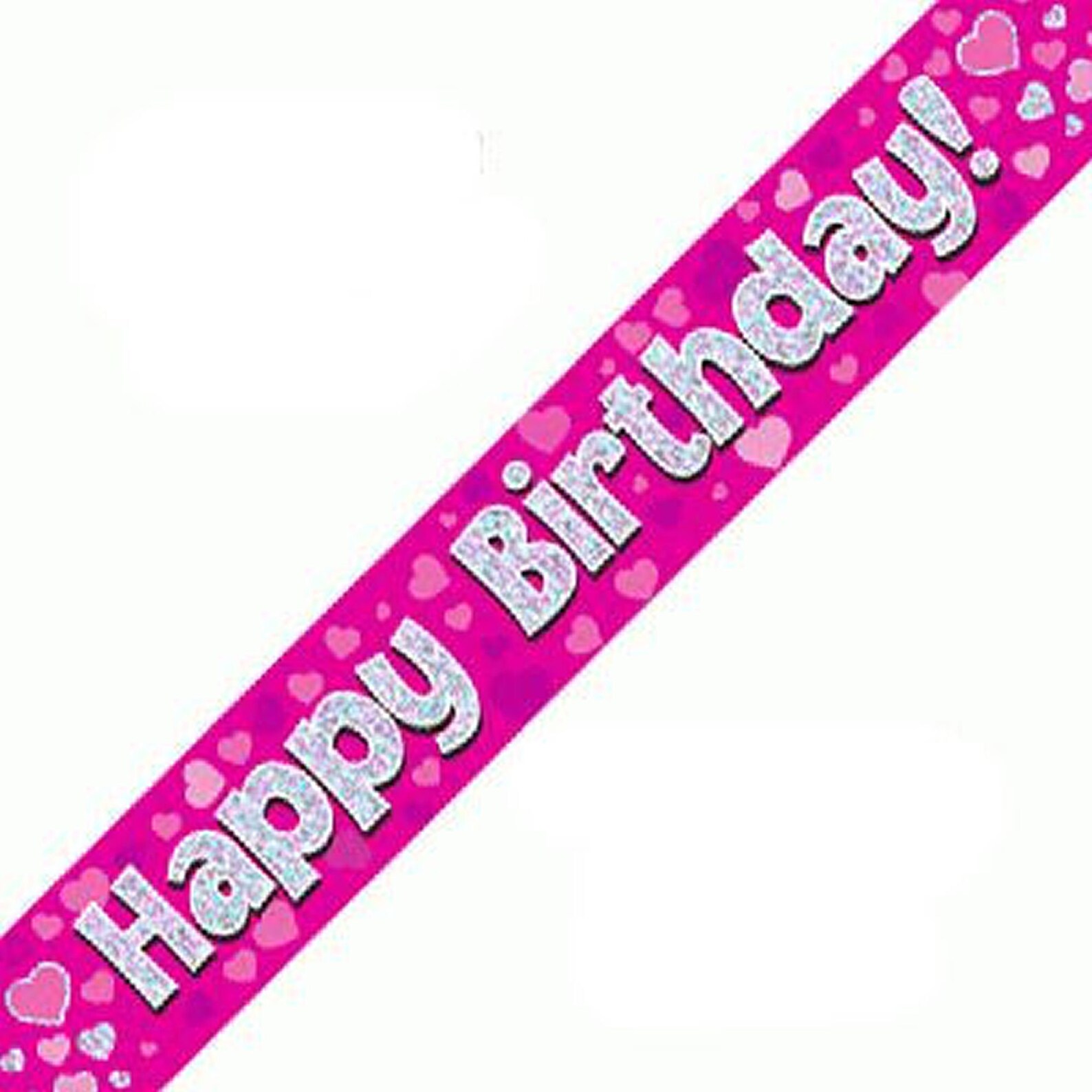 Happy 60th Birthday Banners and Bunting in Bling Pink or Bling - Etsy UK