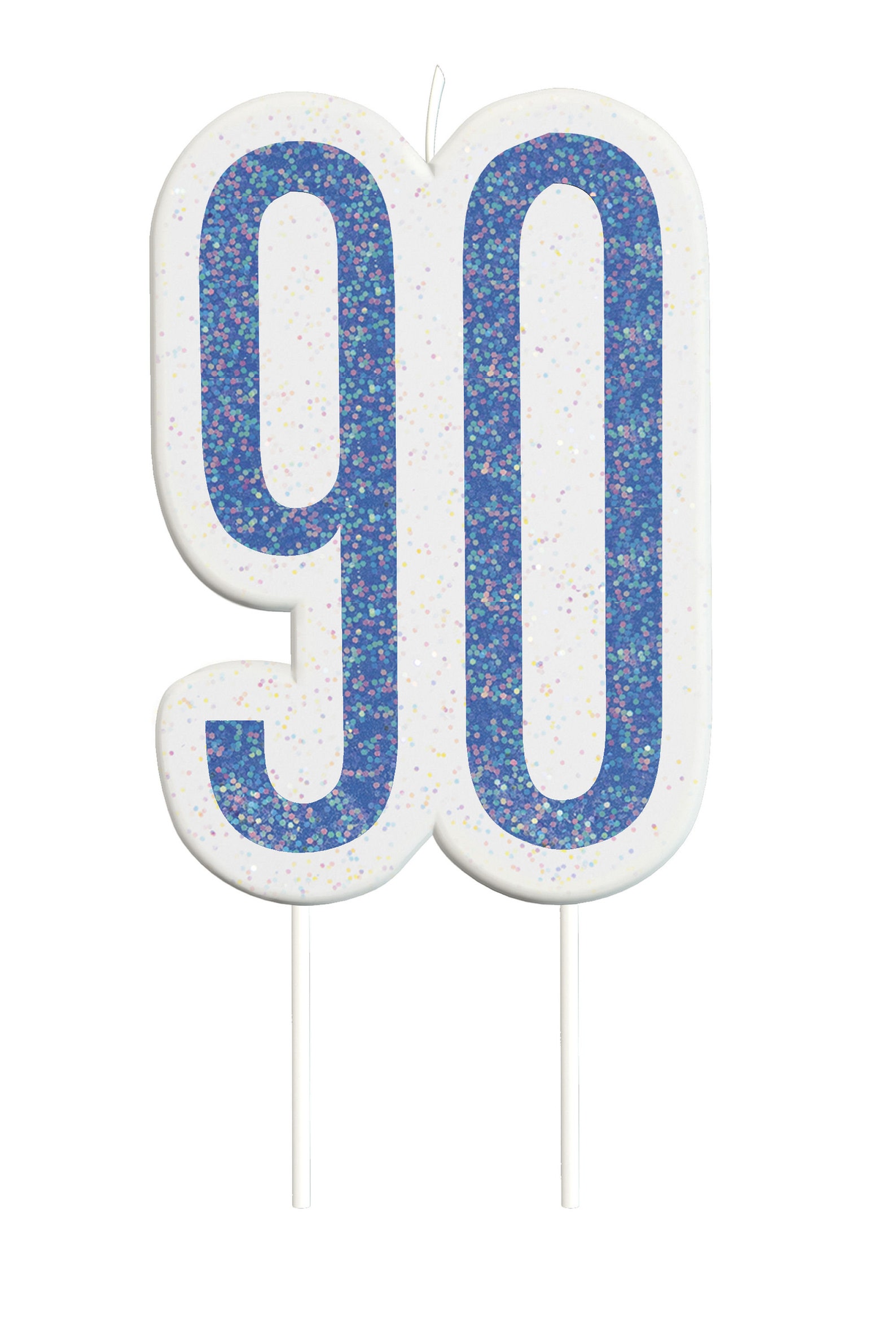 Seriously Cool Blue Bling 90th Birthday Decorations Including | Etsy