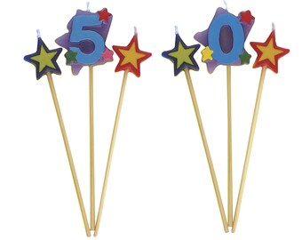 50th Birthday Candle - Etsy UK