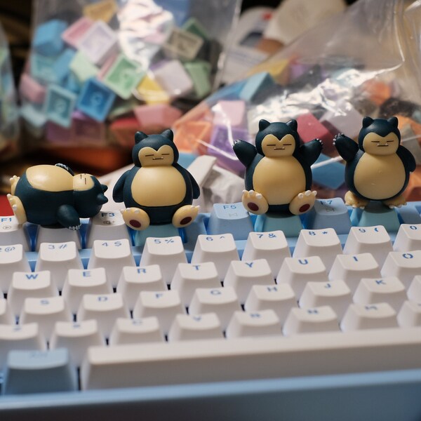 Snorlax Keycaps - Etsy