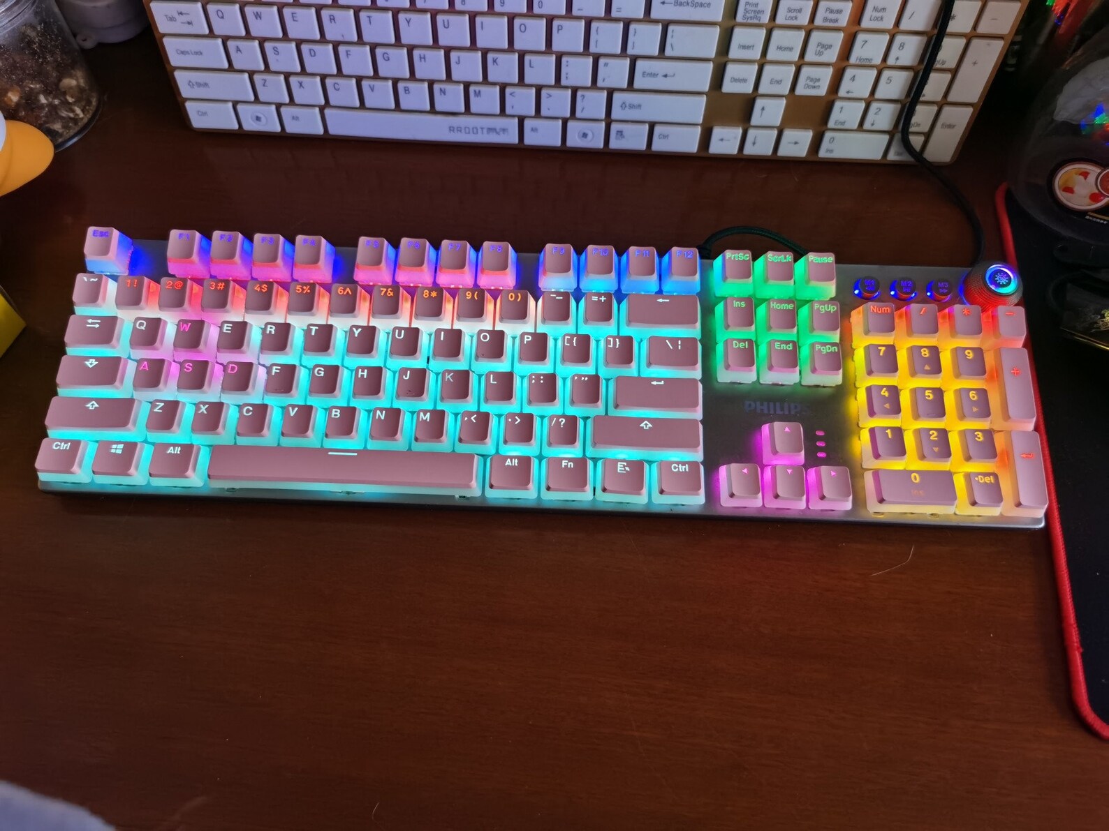 Pink Pudding Translucent Backlit Pbt Keycaps Set OEM Profile - Etsy