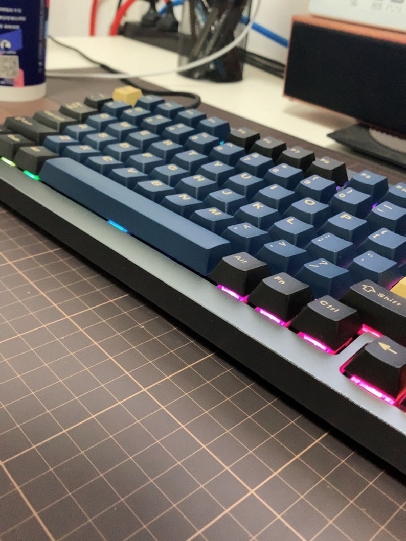 Blue Samurai ABS Keycap Set: Cherry Profile, ANSI Layout - Etsy