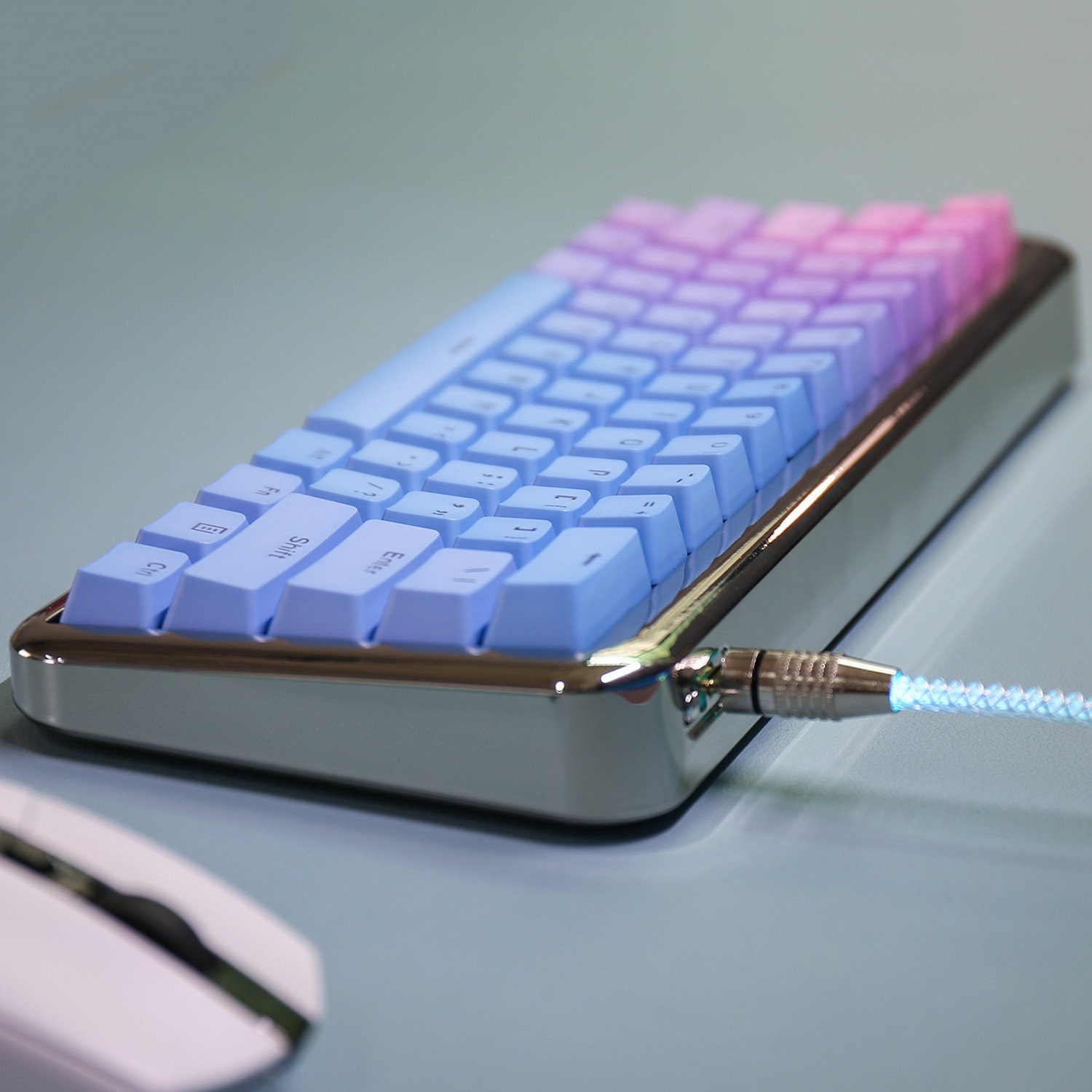 Violet Pbt Keycaps Set 104 Keys OEM Profile Cherry Mx for TKL ,100% ...