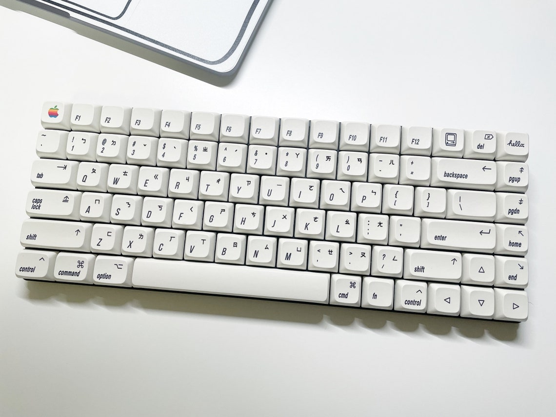 Minimalist Mac Style Pbt Keycaps Set 126/166 Keys XDA - Etsy