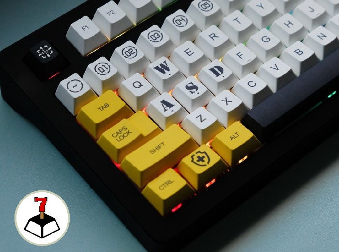 Low Profile Keycaps 163 Keys Classic Blue Keycaps Cherry Doubleshot ...