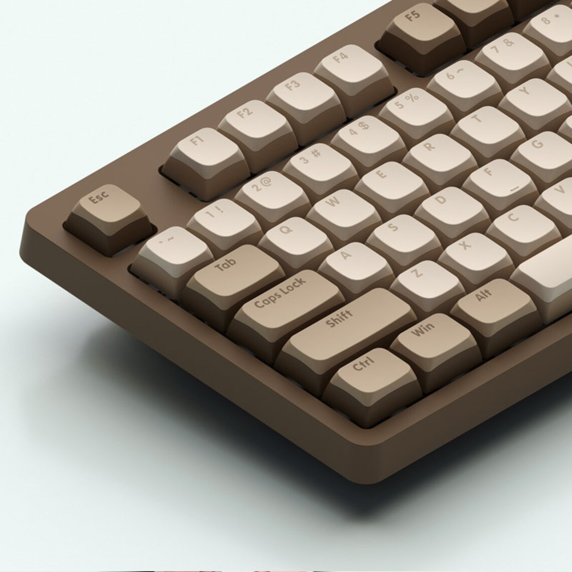 Brown XDA Pudding Pbt 117 Keycaps Set double-shot Cherry Mx - Etsy UK