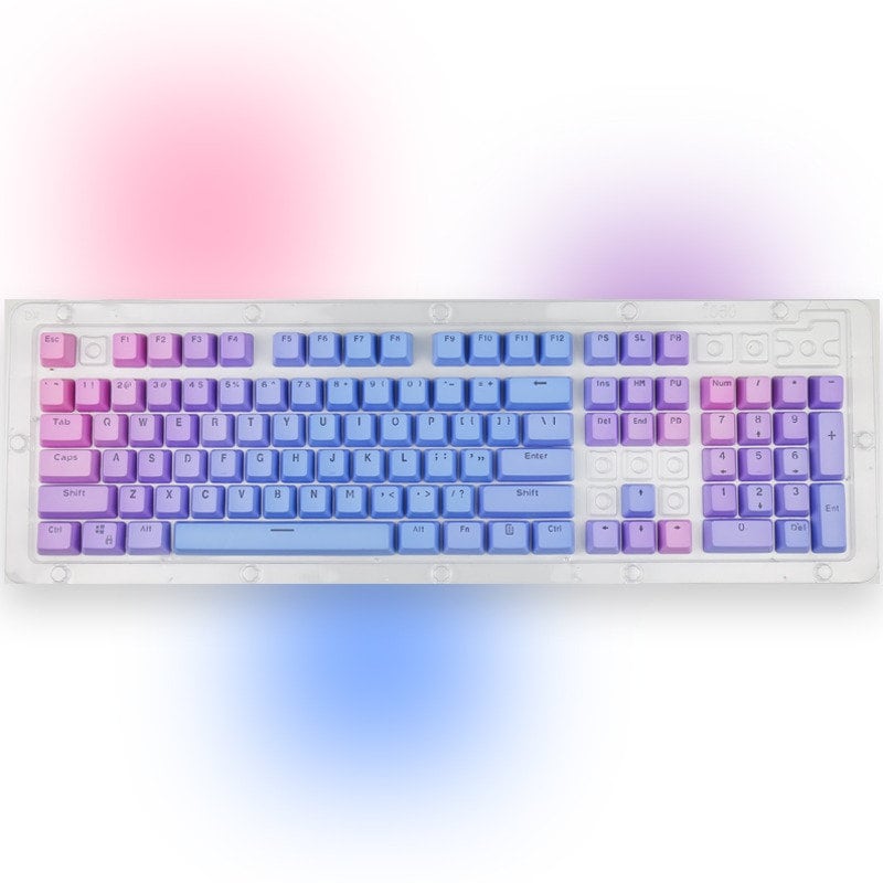 Violet Pbt Keycaps Set 104 Keys OEM Profile Cherry Mx for TKL ,100% ...