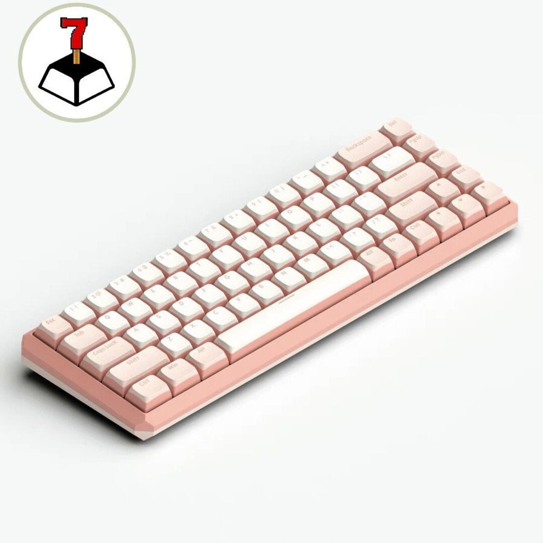 Pink XDA Pudding Pbt 117 Keycaps Set Double-shot Cherry Mx - Etsy