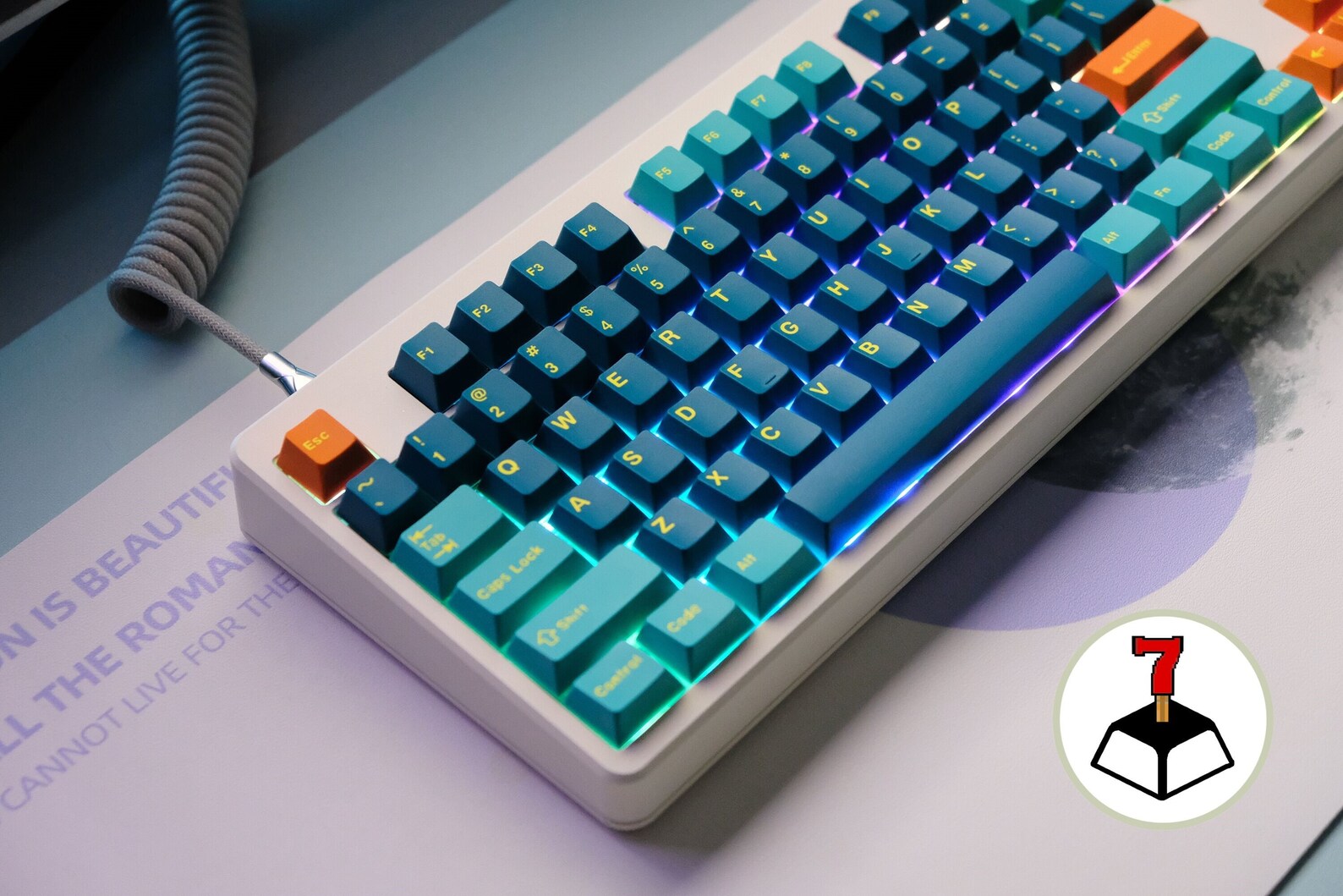 Aero ABS Keycaps Set |173 Keys | Cherry Profile |all Spacebar Layout ...