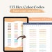 135 Pastel Hex Color Codes | Goodnotes Color Palette | for Goodnotes ...