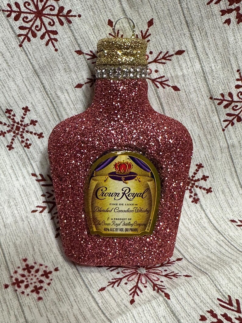 Queen Edition Mini Crown Bottle Ornaments - Etsy