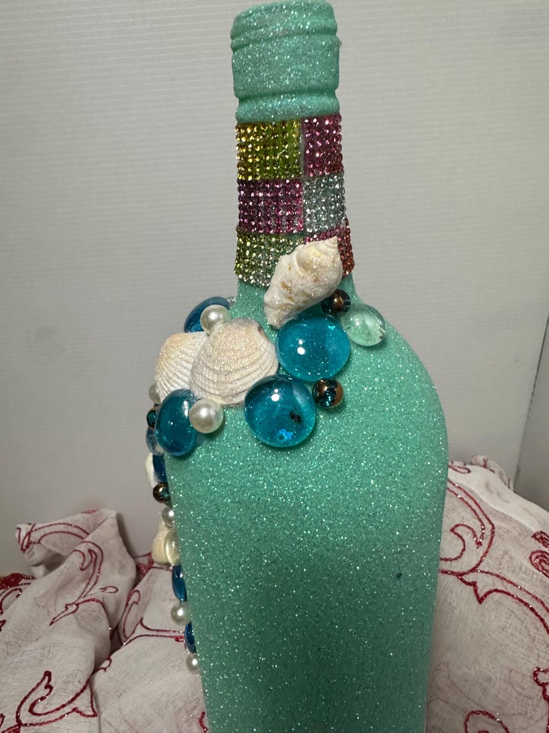 Mermaid Bottle Art - Etsy