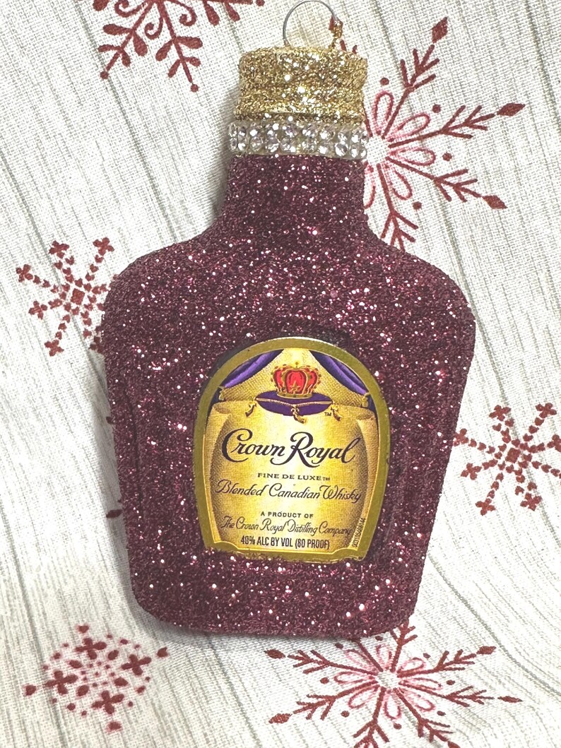 Queen Edition Mini Crown Bottle Ornaments - Etsy