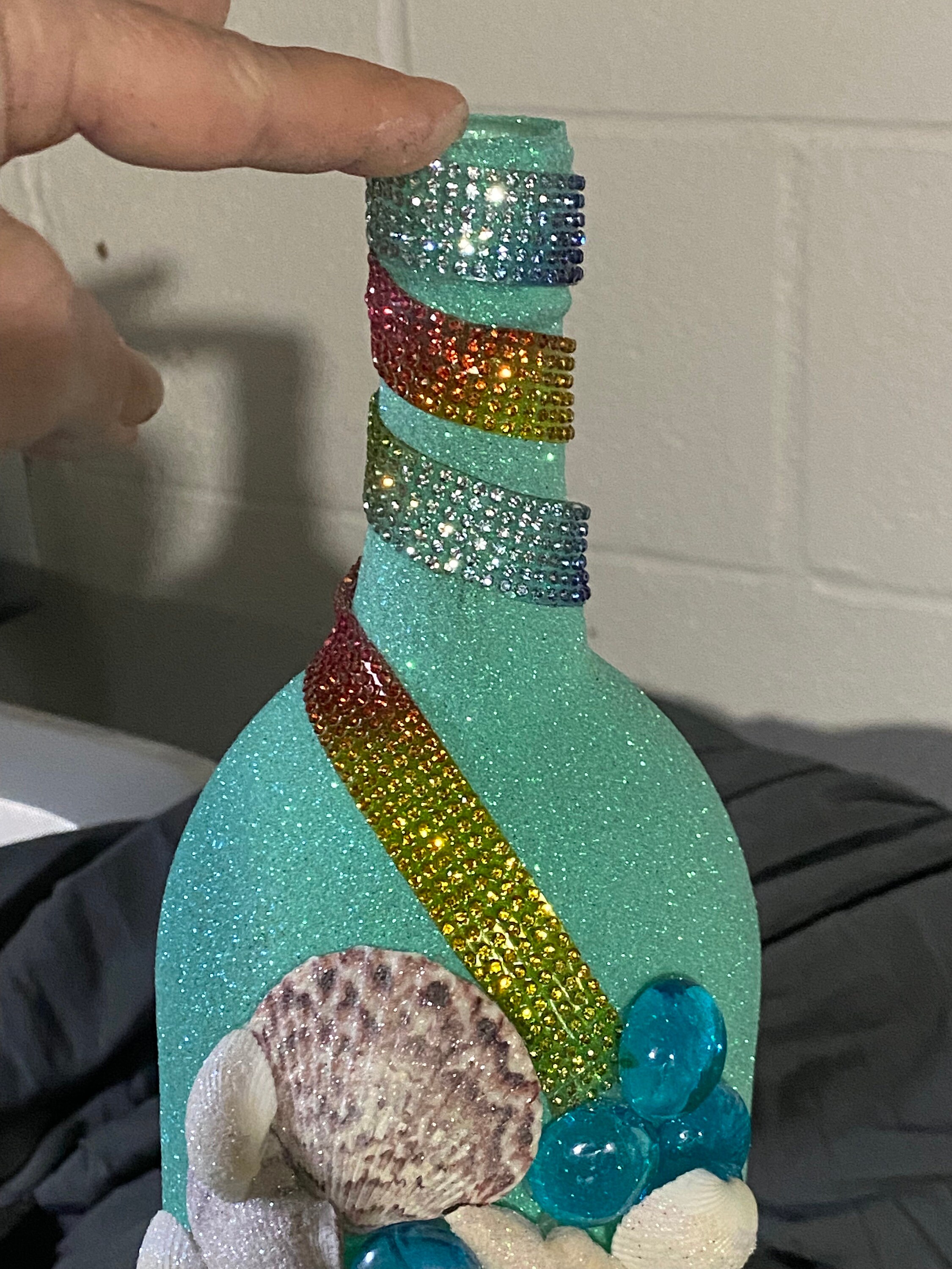 Mermaid Bottle Art - Etsy