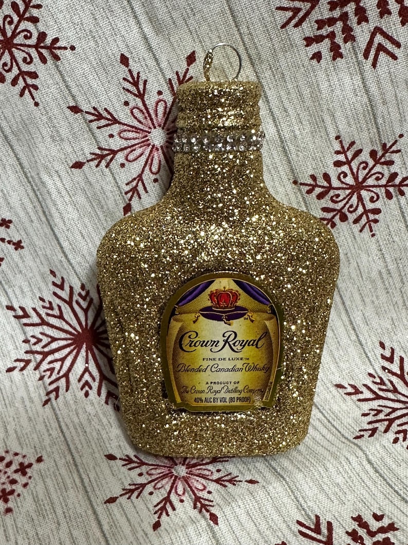 Queen Edition Mini Crown Bottle Ornaments - Etsy