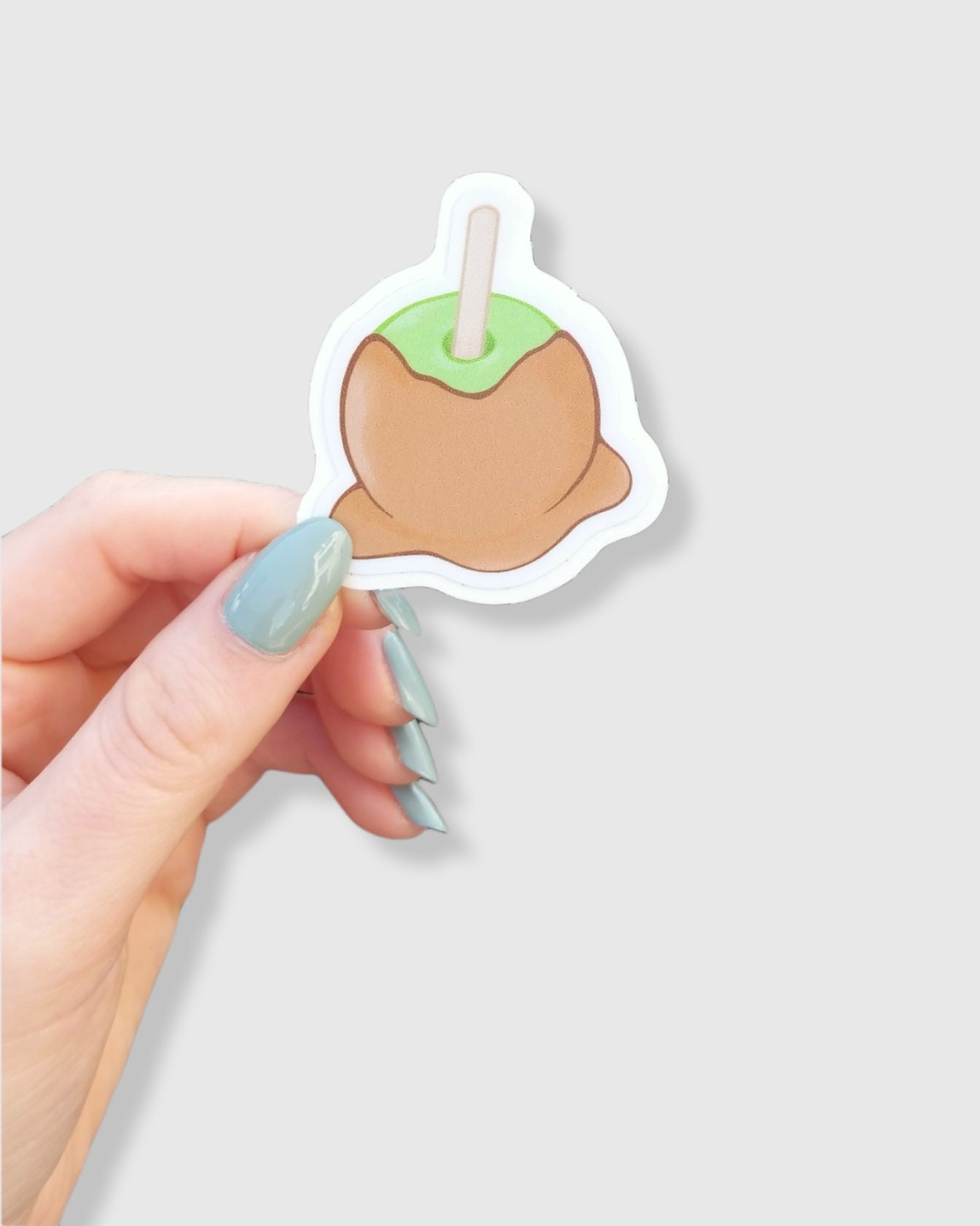 Caramel Apple Vinyl Sticker Laptop Decal Cute Kawaii Food Art Hydro ...