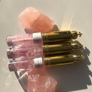 Rose Quartz Strawberry Lip Gloss - Etsy