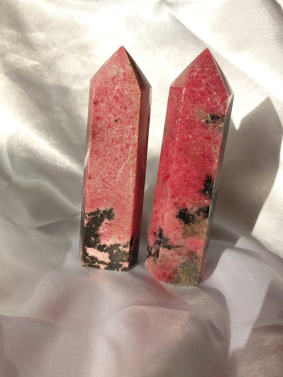 High Quality Rhodonite Towers - Etsy
