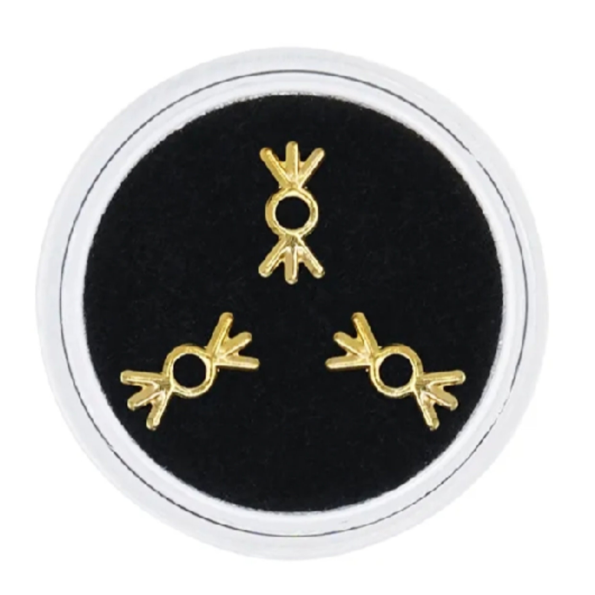 Gold Tooth Gem, Dental Teeth Jewelry, Teeth Gems, 3pc Tooth Gem, Flower ...