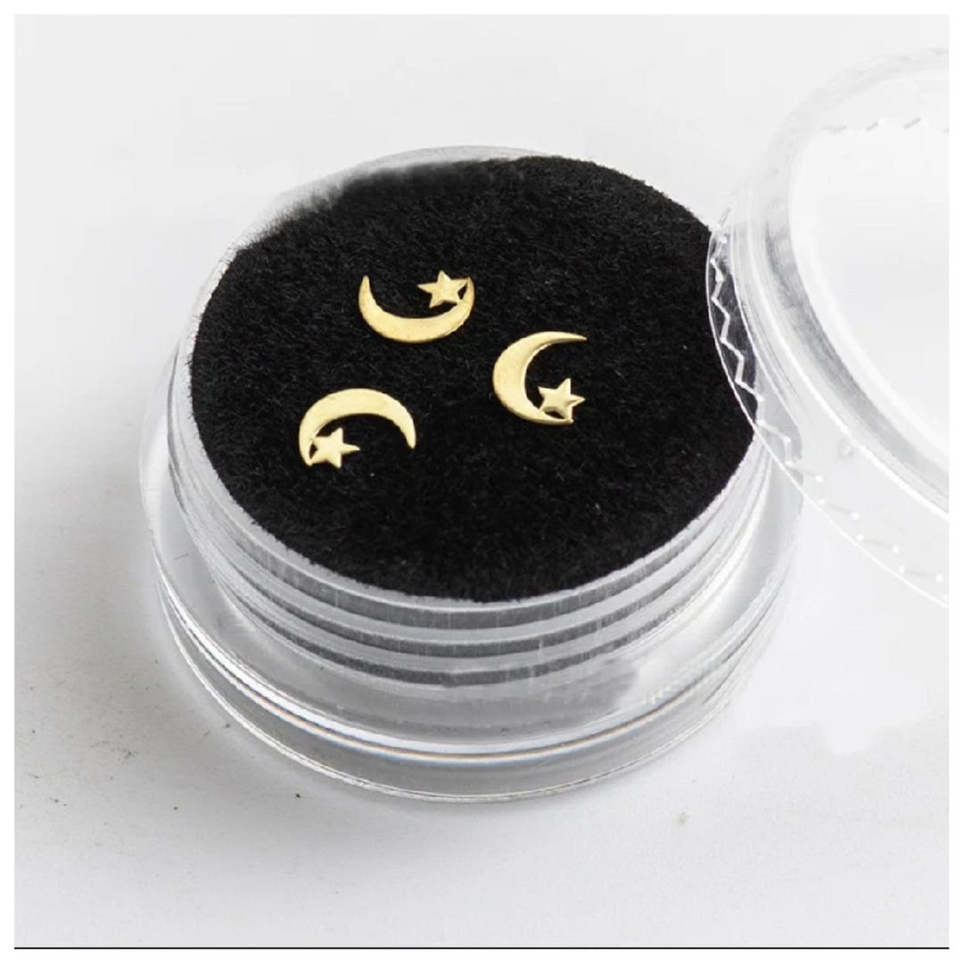 Half Moon and Star Tooth Gem, 3pc Tooth Gem, Dental Teeth Jewelry ...