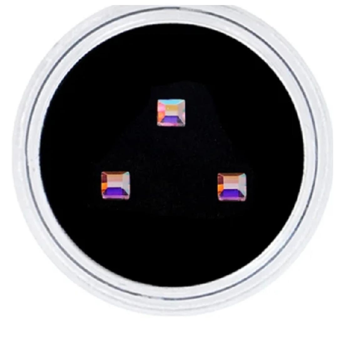 Square Tooth Gem, 3pc Tooth Gem, Dental Teeth Jewelry, Teeth Gems ...