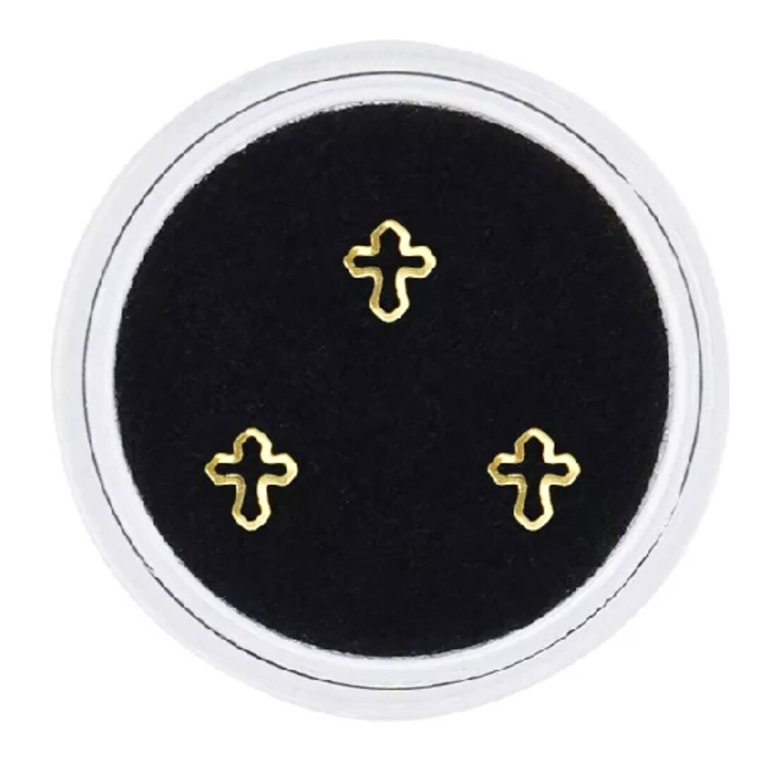 Gold Cross Tooth Gem, 3pc Tooth Gem, Dental Teeth Jewelry, Teeth Gems ...