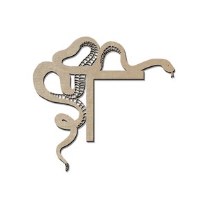 Hand Drawn Snake Door Corner Decoration, SVG Digital Download File ...