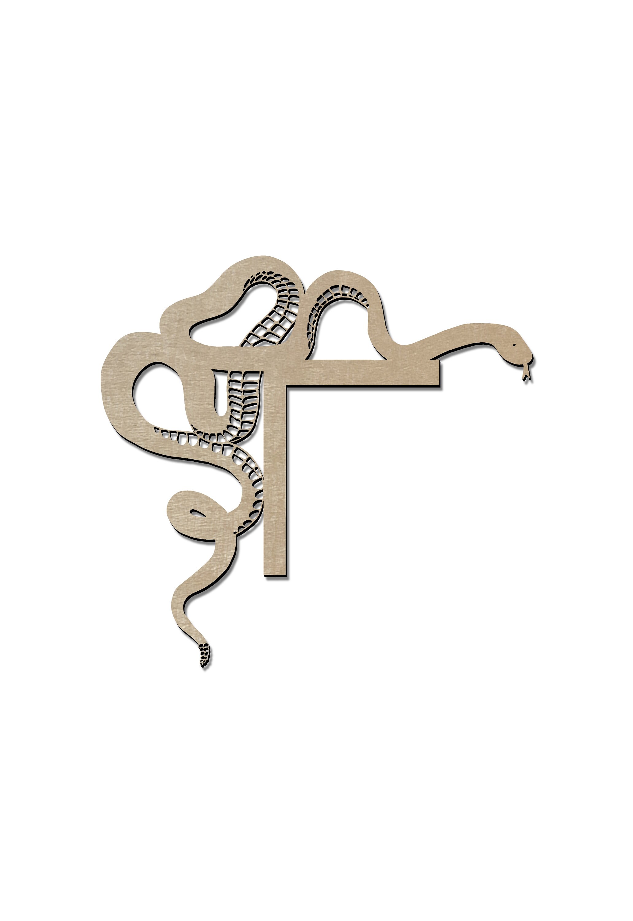 Hand Drawn Snake Door Corner Decoration, SVG Digital Download File ...