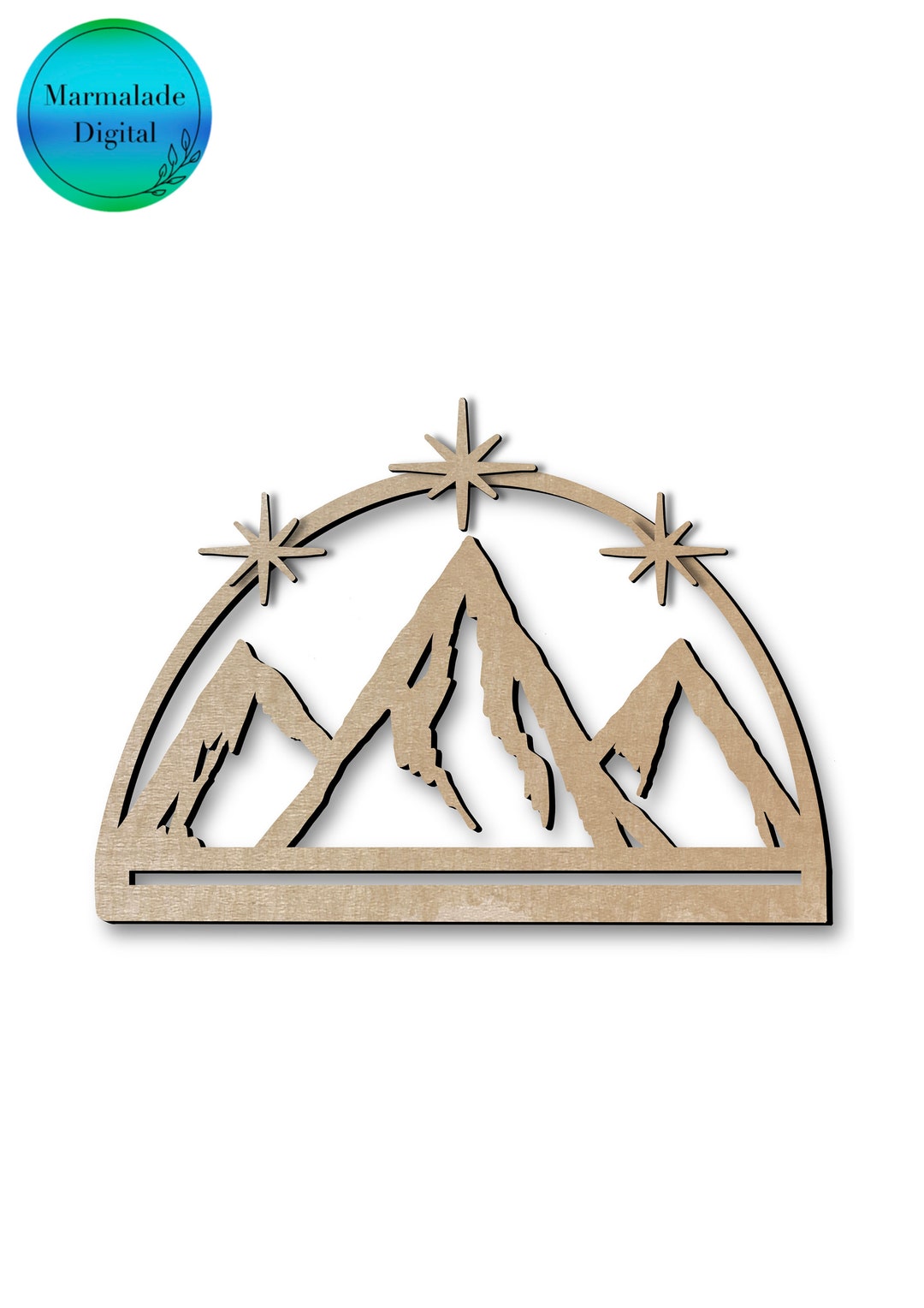 Velaris Mountain Half Circle Macrame, Acomaf, SVG, Digital Download ...