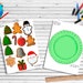 Digital Download Christmas Ginger Bread Cookies and Plate Colouring ...