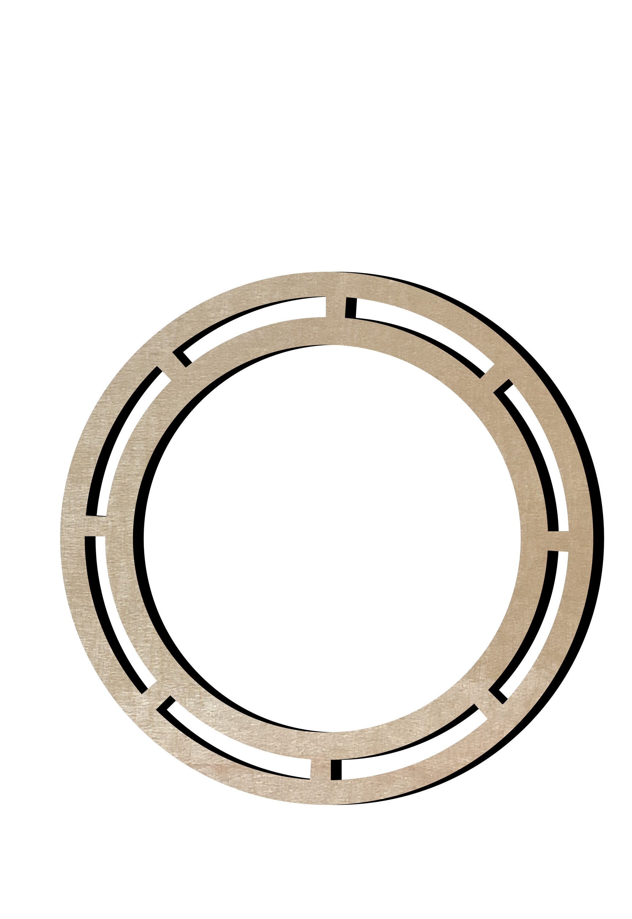 Laser Cut Macrame Full Ring Circle, SVG Digital Download File ...