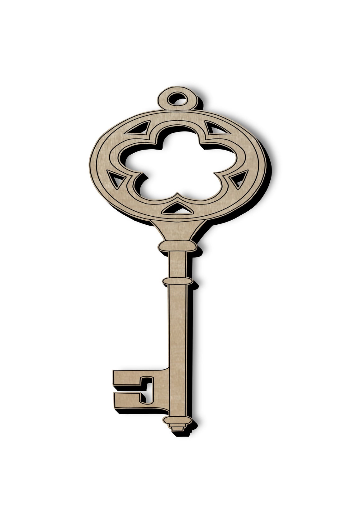 Handdrawn Antique Key SVG Digital Download File Glowforge - Etsy