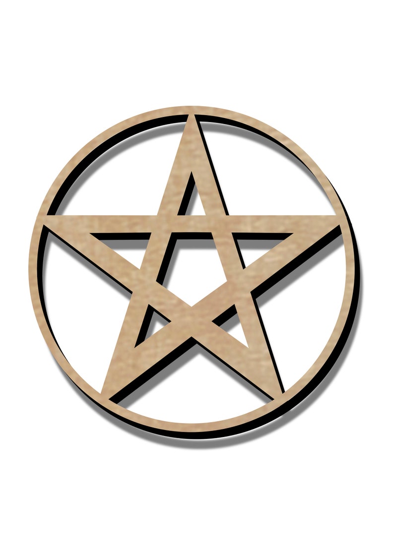 Pentagram Macrame Blank, Laser Cutting File,svg Digital Download File ...