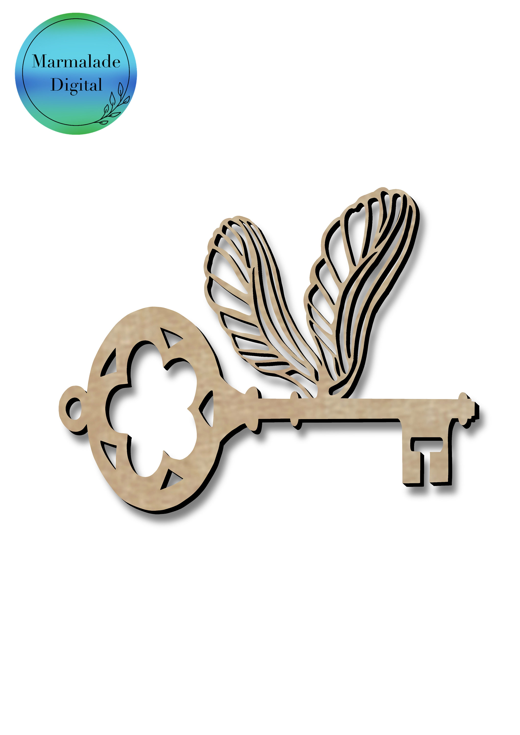 Magical Flying Key Wall Hanging Kit SVG Files Handdrawn - Etsy